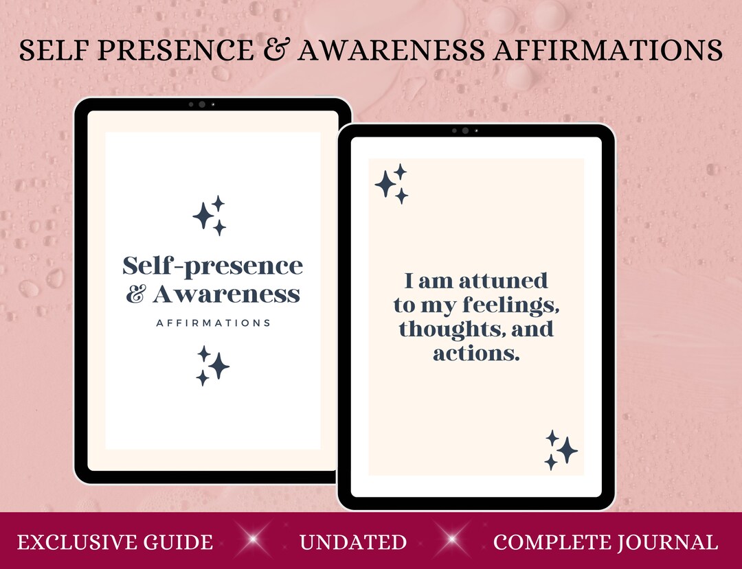 Elevate Your Presence: Printable Mindfulness & Self-awareness ...