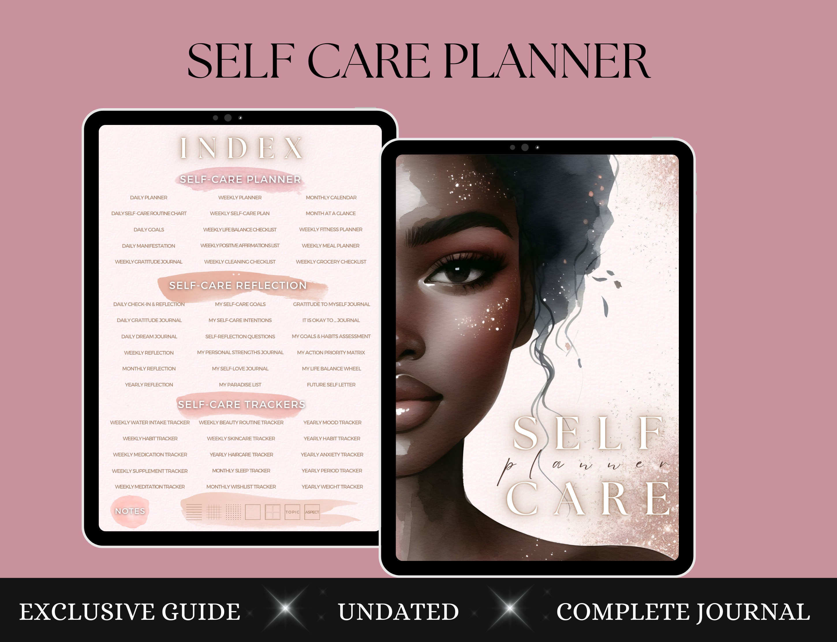 Black Girl Magic Self-care Planner | Wellness and Growth Journal ...