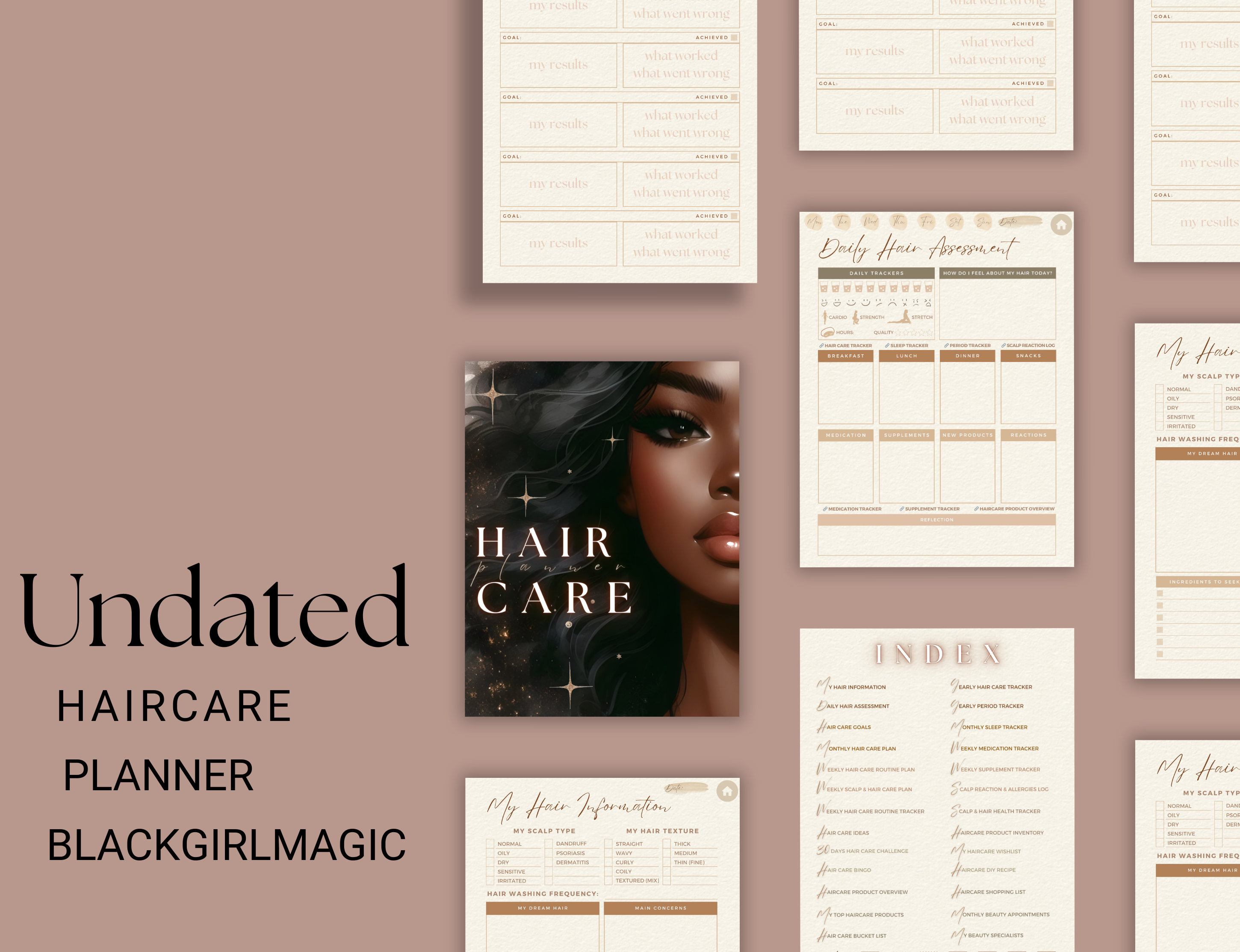 Embrace Your Crown: Black Girl Magic Hair Care Planner for Confident ...