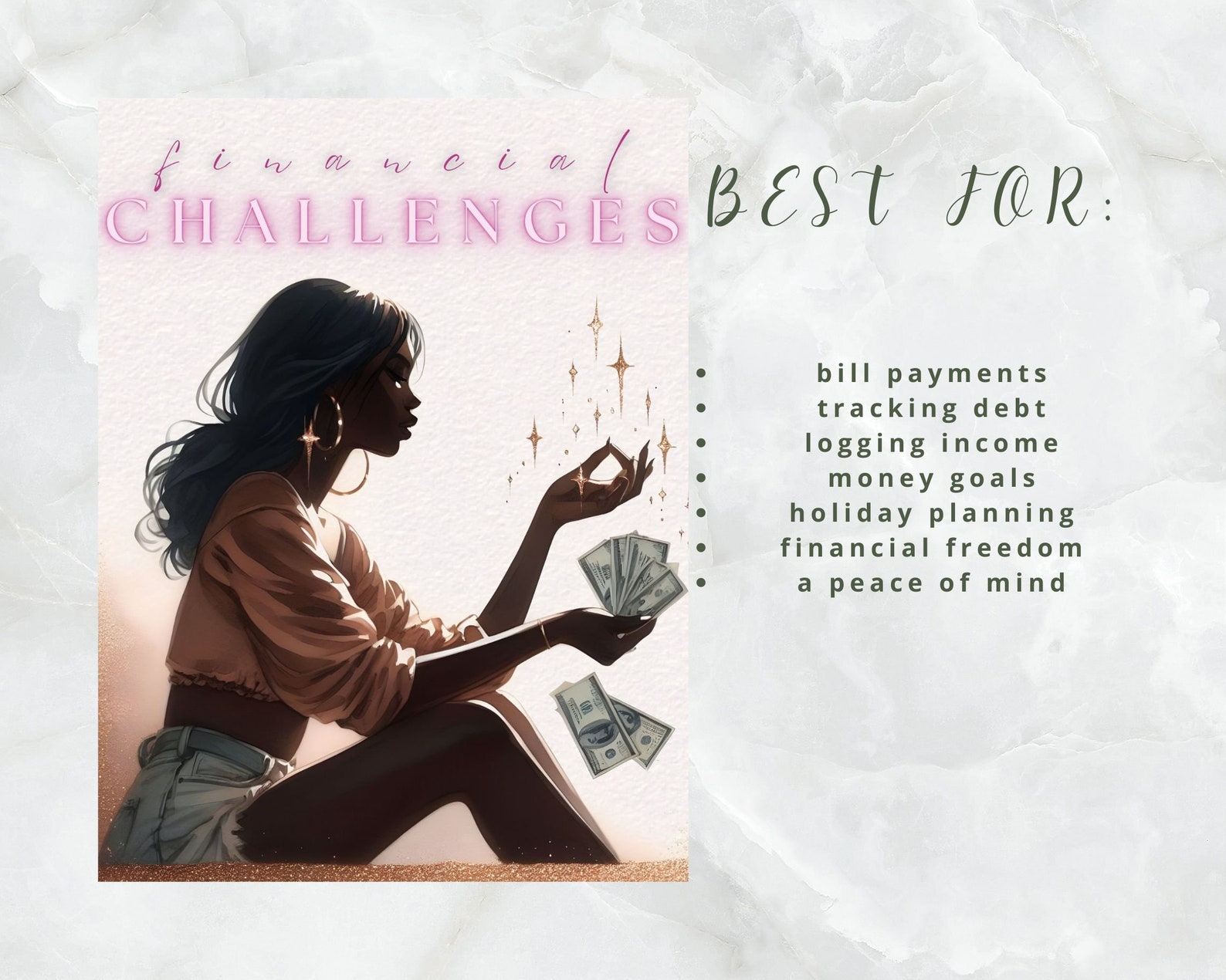 Black Girl Magic Digital Budget Planner | Stylish & Functional ...