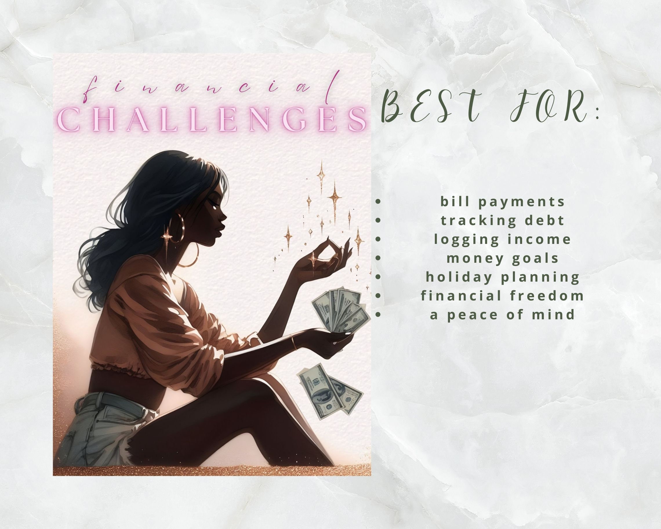 Black Girl Magic Digital Budget Planner | Stylish & Functional ...
