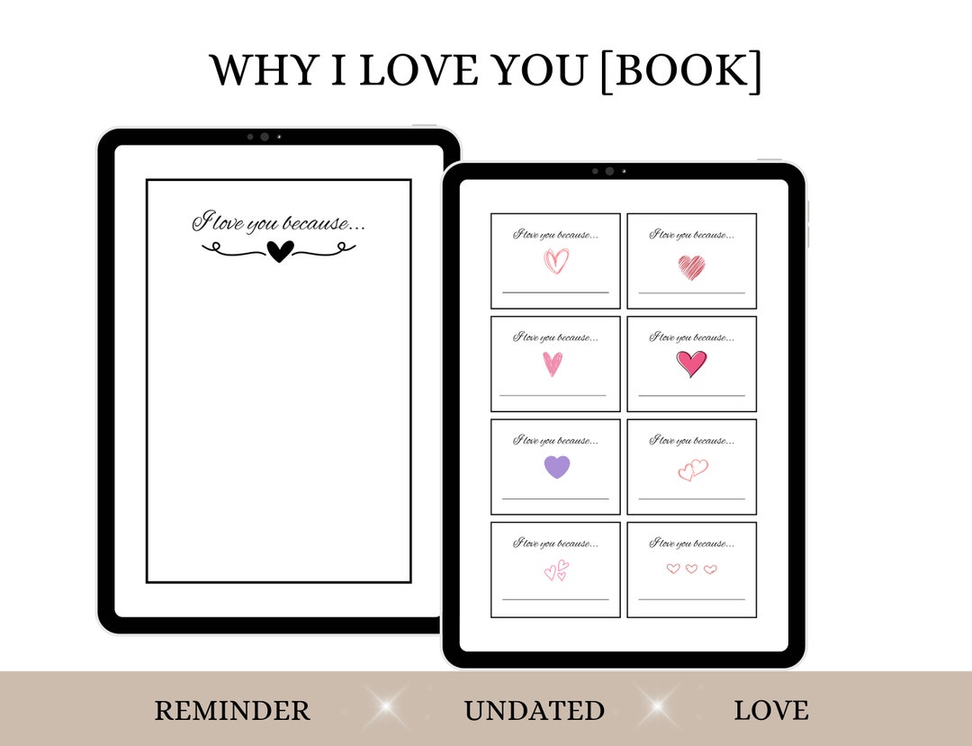 Personalized Love Notes Box Set: Printable PDF for Heartfelt Messages ...