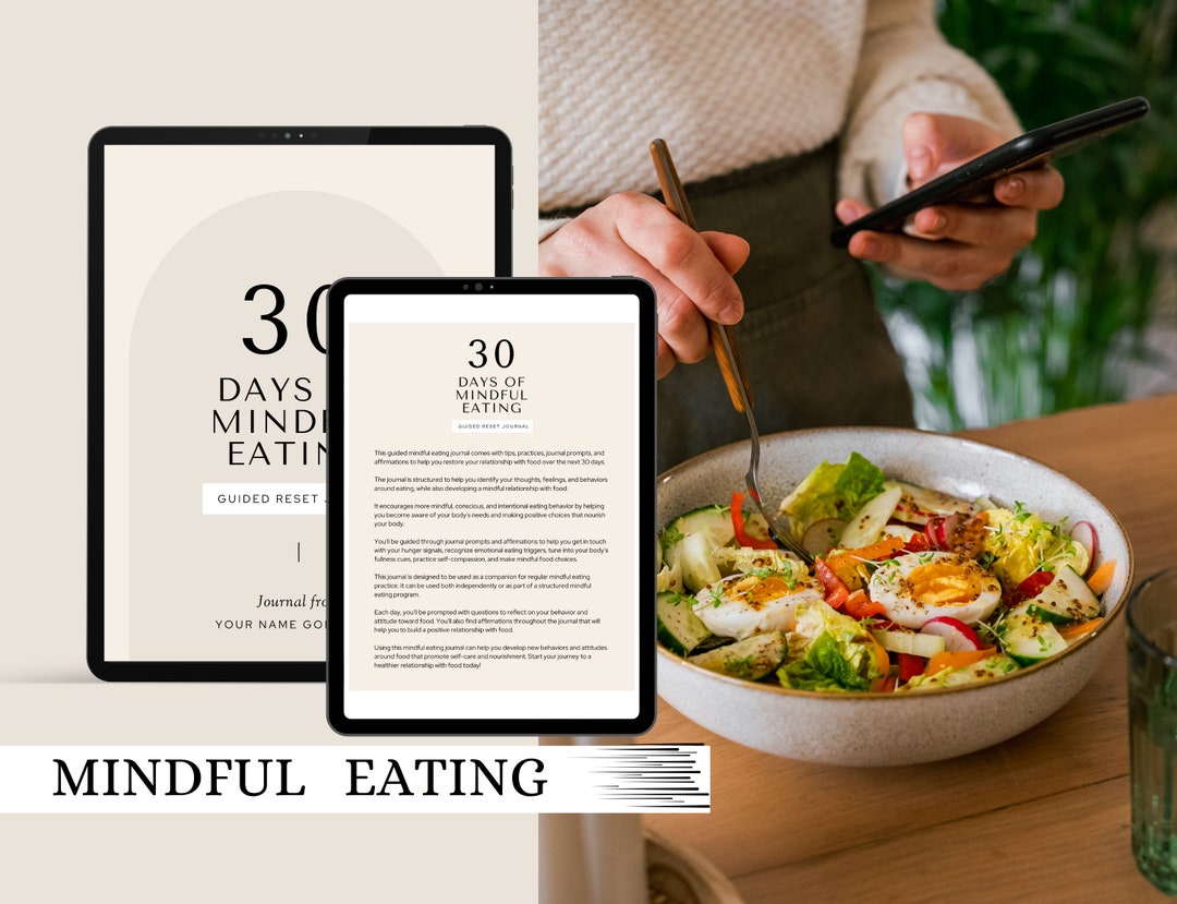 Nourish Your Soul: 30 Days of Mindful Eating - Printable PDF Guide for ...