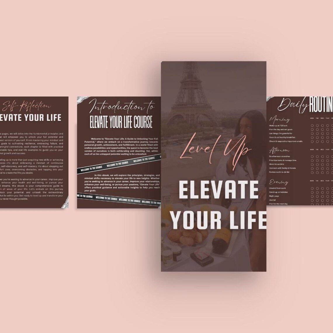 Elevate Your Life Guide: Editable Digital Download for Confidence ...