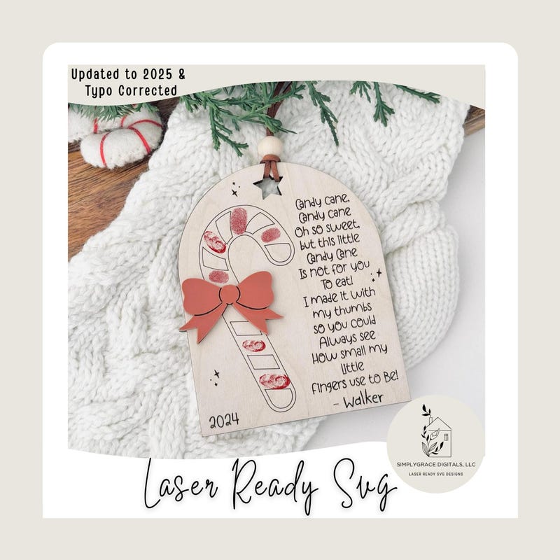 Diy Fingerprint Ornament - Etsy