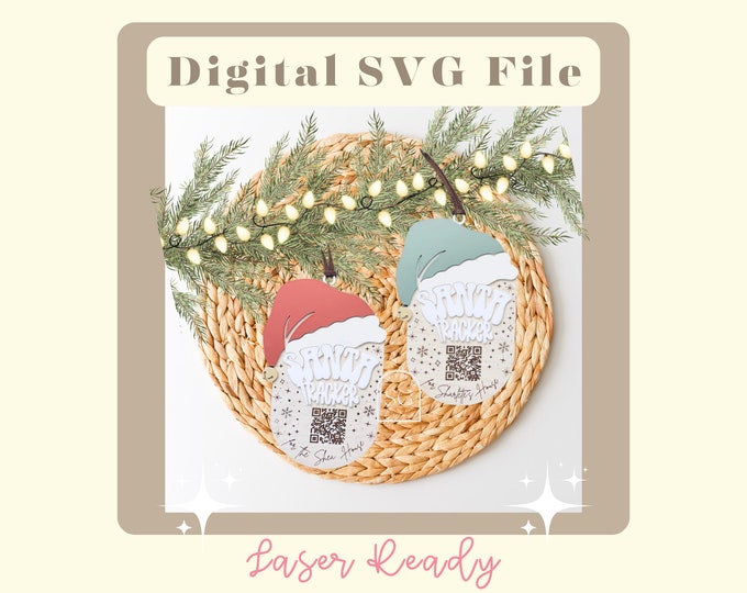Santa Tracker SVG: Christmas Ornament, Elf Surveillance (digital ...
