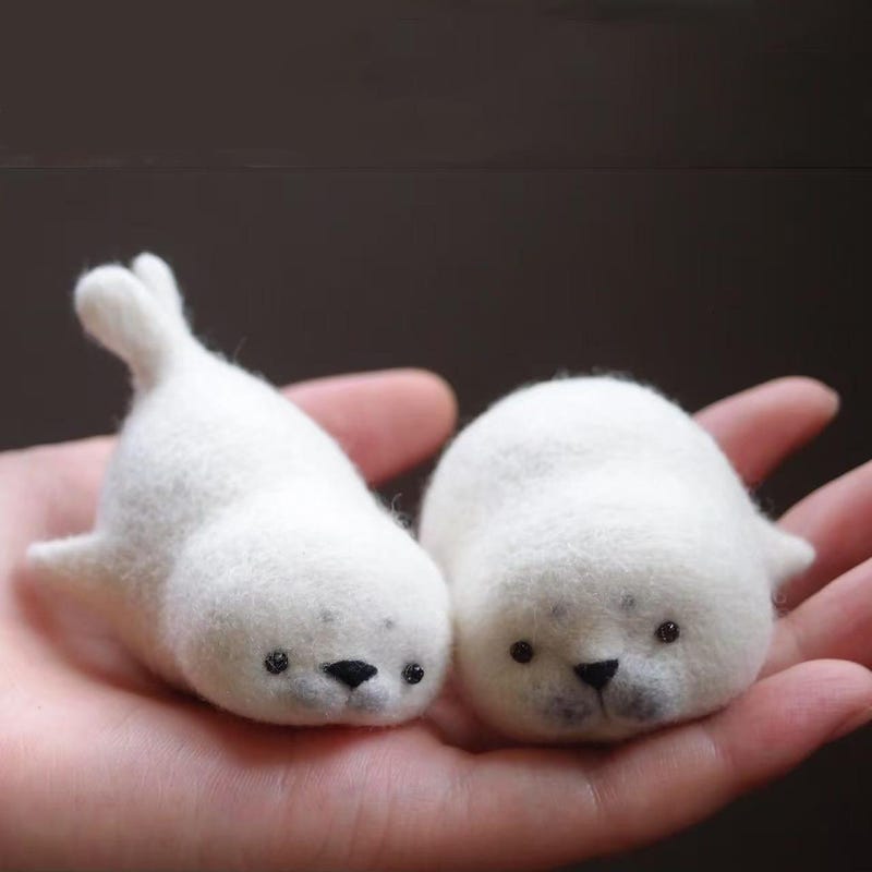 Little Blue Seal - Etsy