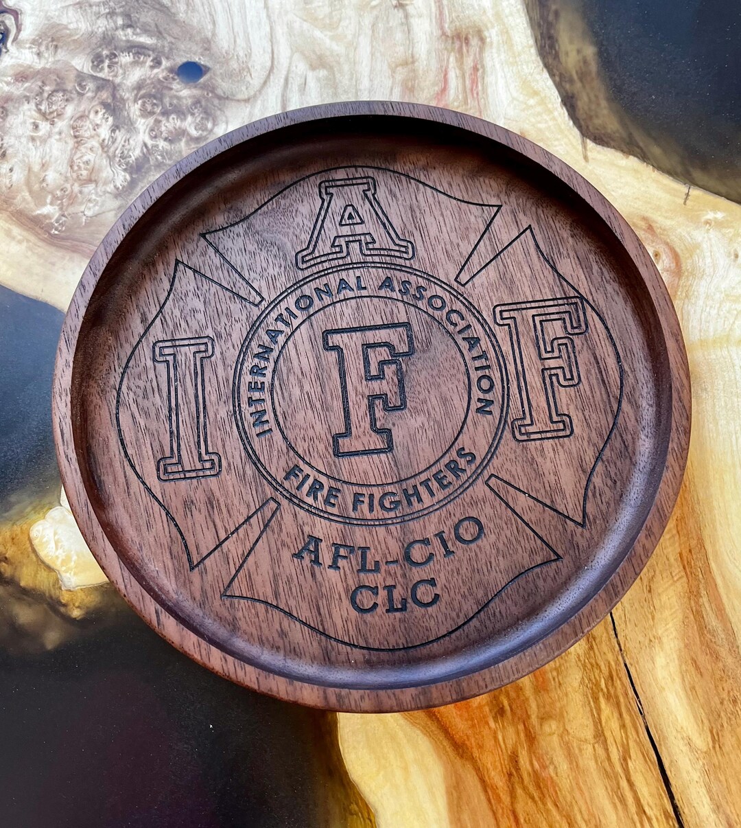 Firefighter IAFF Catch All Tray - Etsy