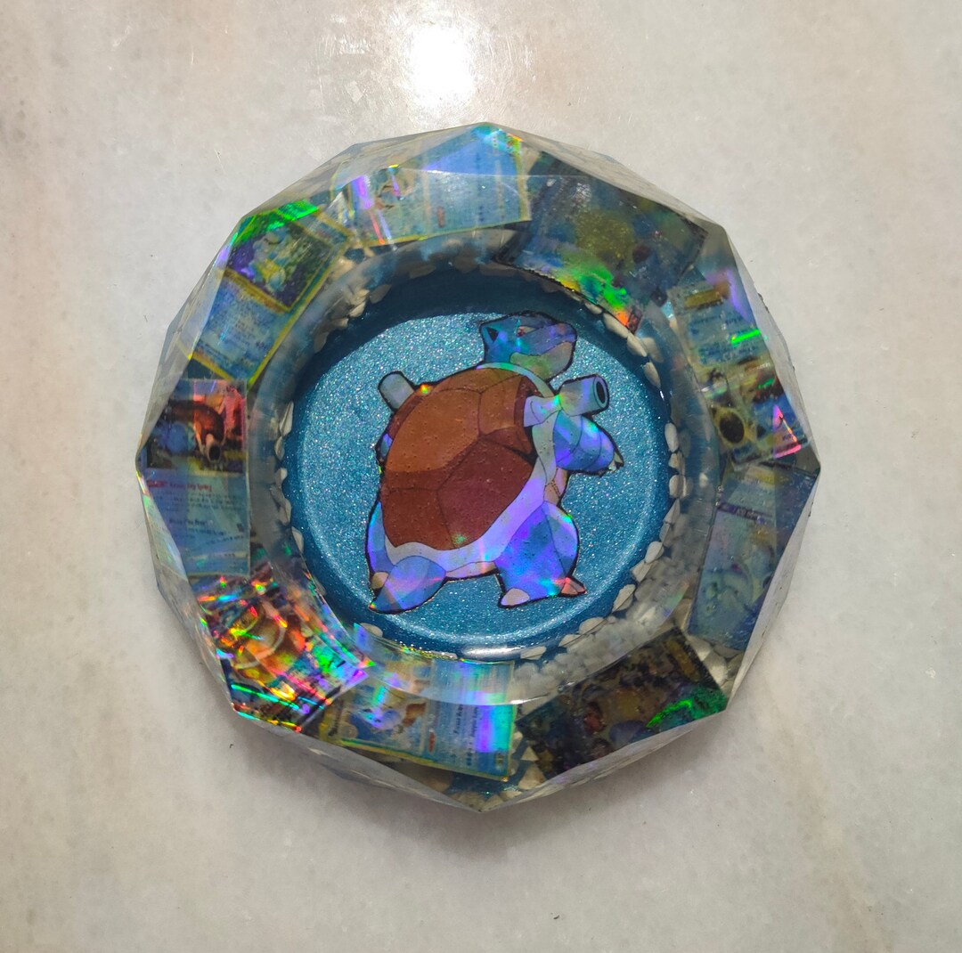 Pokemon Blastoise Resin Anime Ashtray Holographic - Etsy Australia