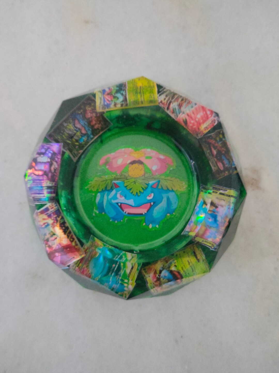 Holographic Pokemon Venusar Resin Anime Ashtray - Etsy