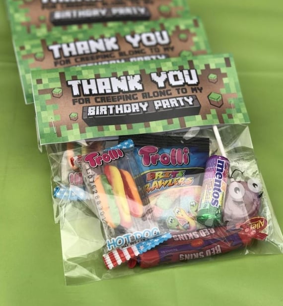 Printable Minecraft Food Templates