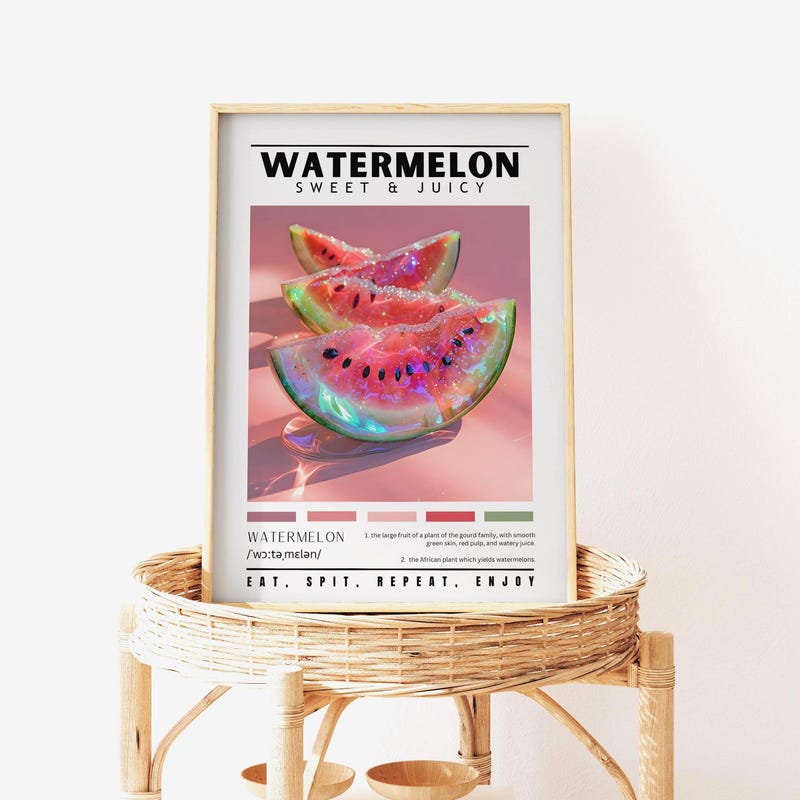 Watermelon Poster - Etsy