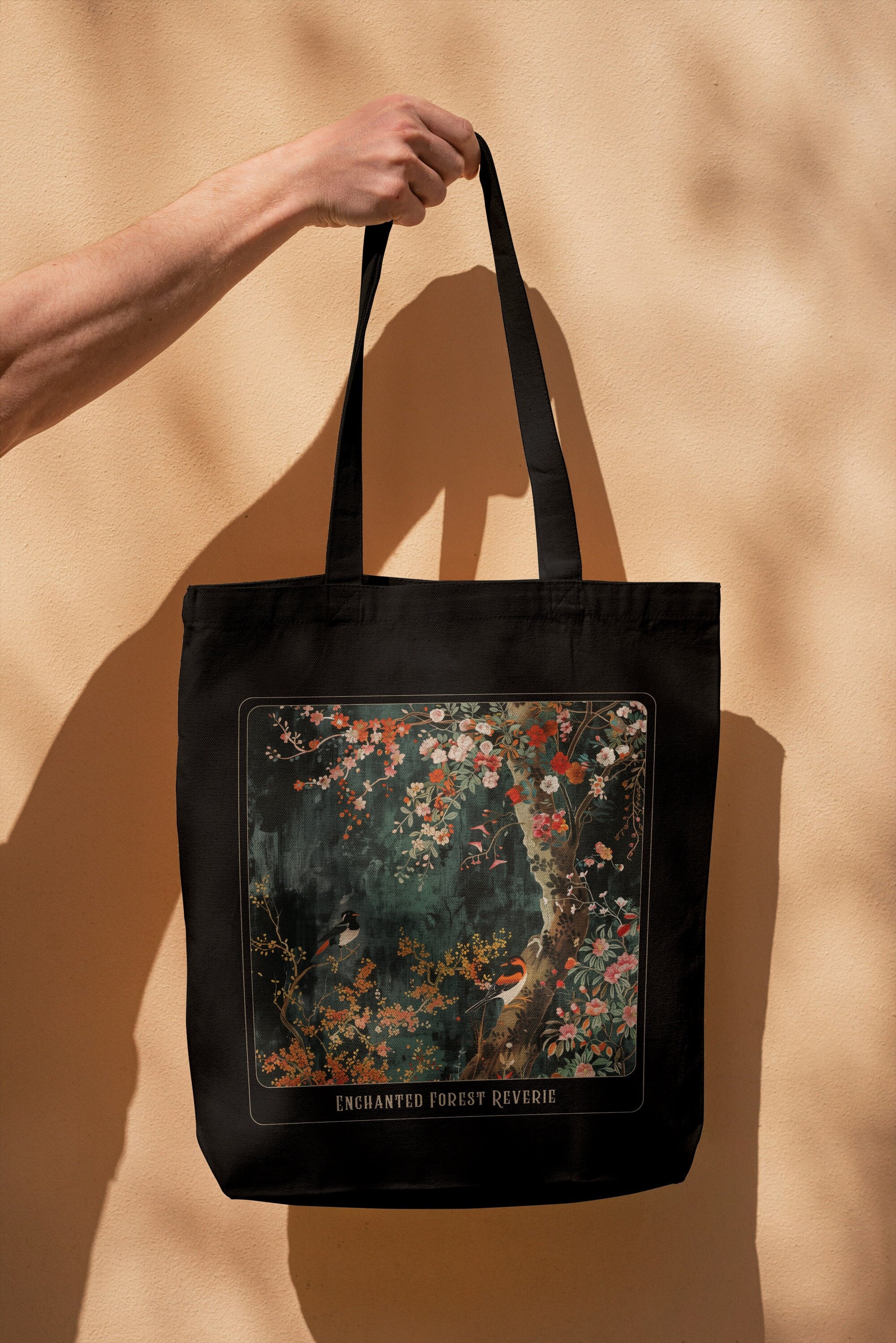 Antique Tapestry Tote Bag Boho Forest Tapestry Aesthetic Gift for Her ...