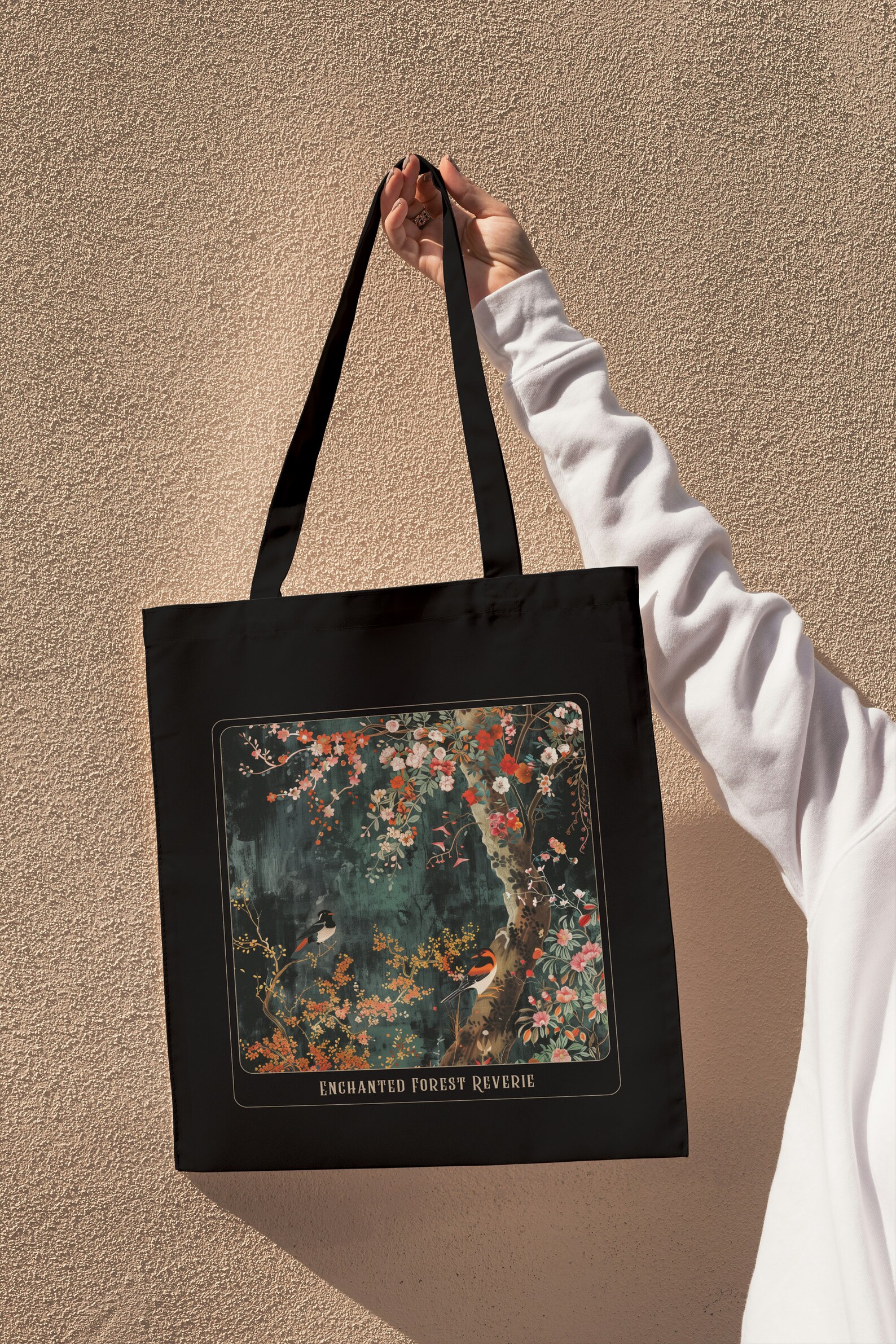 Antique Tapestry Tote Bag Boho Forest Tapestry Aesthetic Gift for Her ...