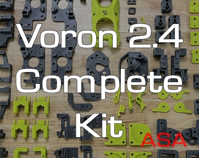 ASA Voron 2.4 R2 Complete 3D Printed Parts Kit + Stealthburner and CW2 ...