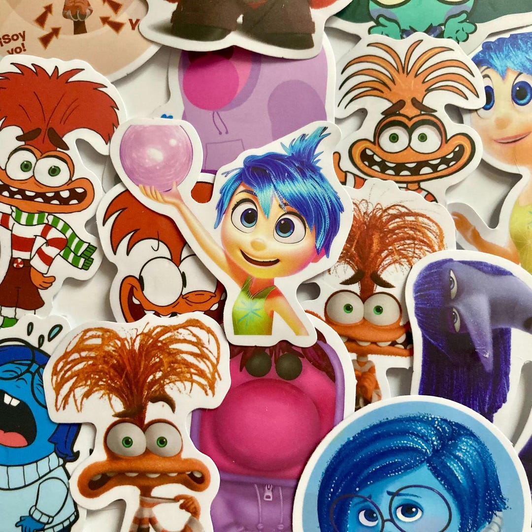 Disney Inside Out Stickers - Waterproof Inside Out Graffiti Stickers ...
