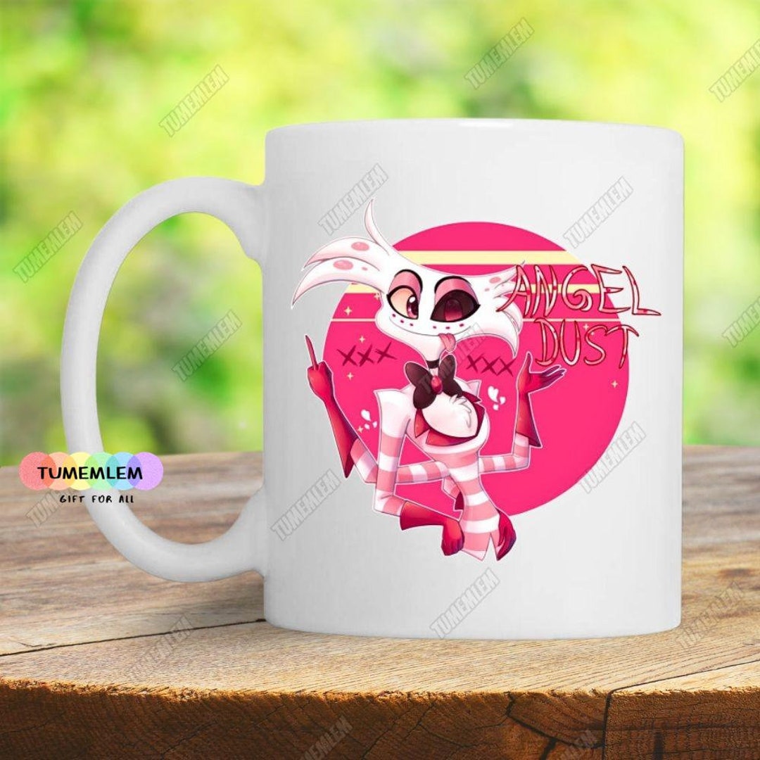 Hazbin Hotel Angel Dust Mug, Angel Dust Coffee Mug, Hazbin Hotel ...