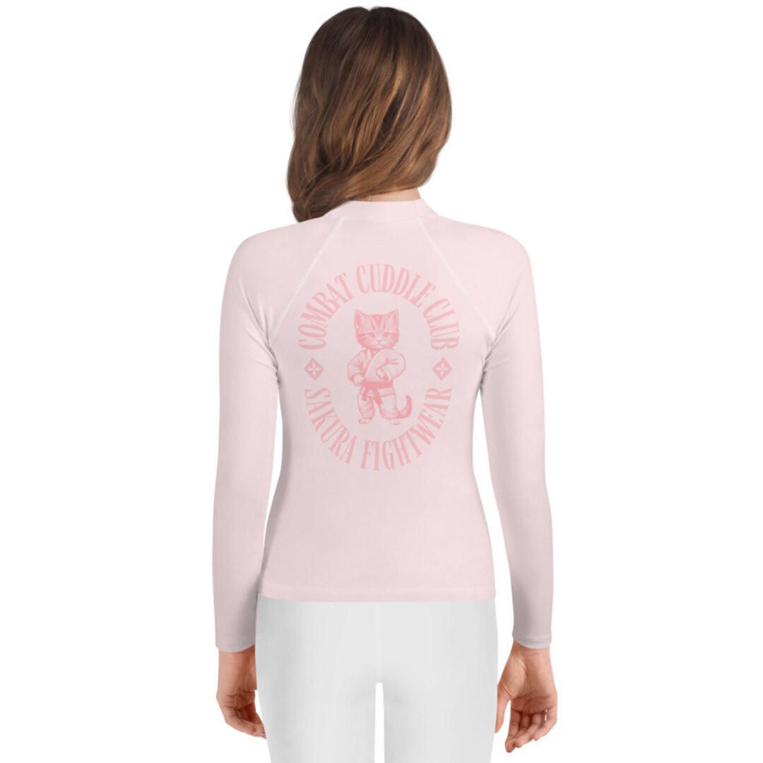 Combat Cuddle Club Kitten Youth Rash Guard, Brazilian Jiu Jitsu, BJJ ...
