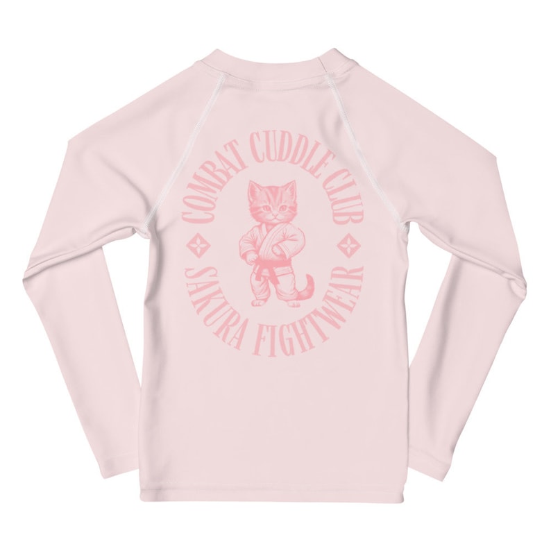 Combat Cuddle Club Kitten Kids Rash Guard, Brazilian Jiu Jitsu, BJJ ...