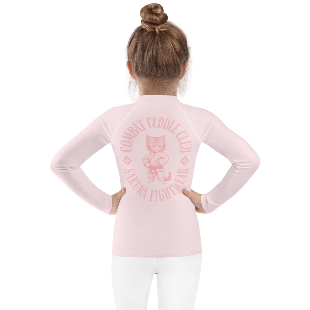 Combat Cuddle Club Kitten Kids Rash Guard, Brazilian Jiu Jitsu, BJJ ...