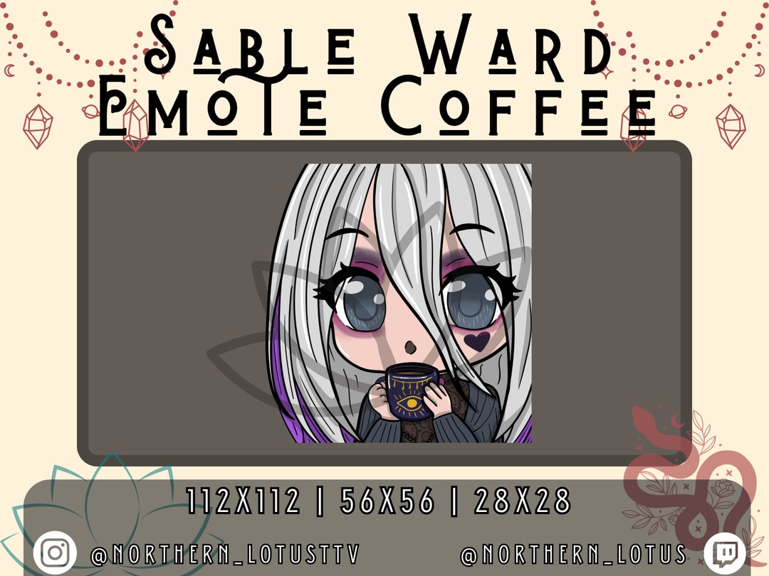 Cute Sable Ward DBD Twitch Emote Dead by Daylight Streamer Discord ...