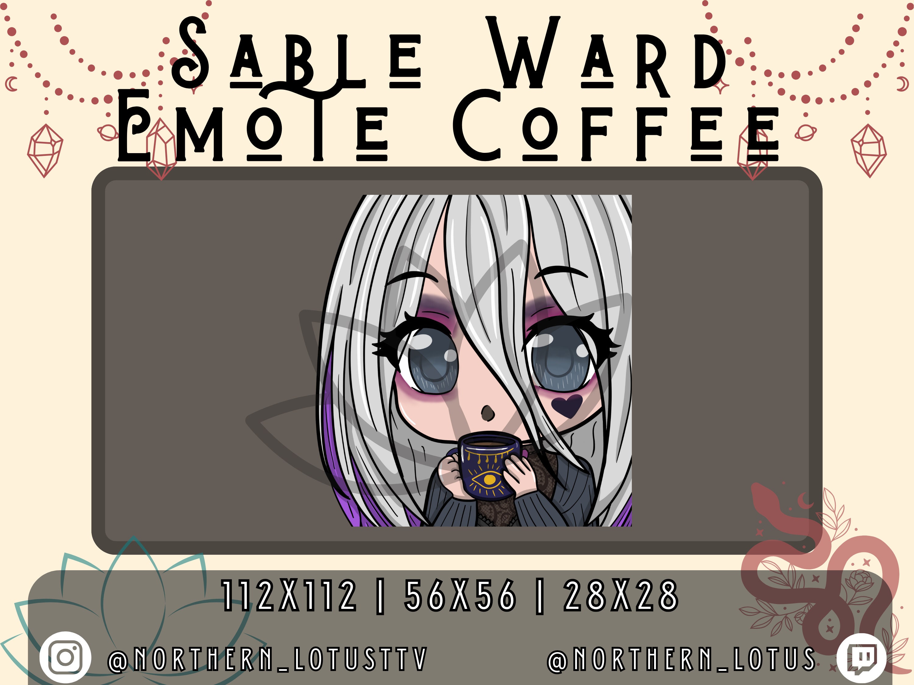 Cute Sable Ward DBD Twitch Emote Dead by Daylight Streamer Discord ...