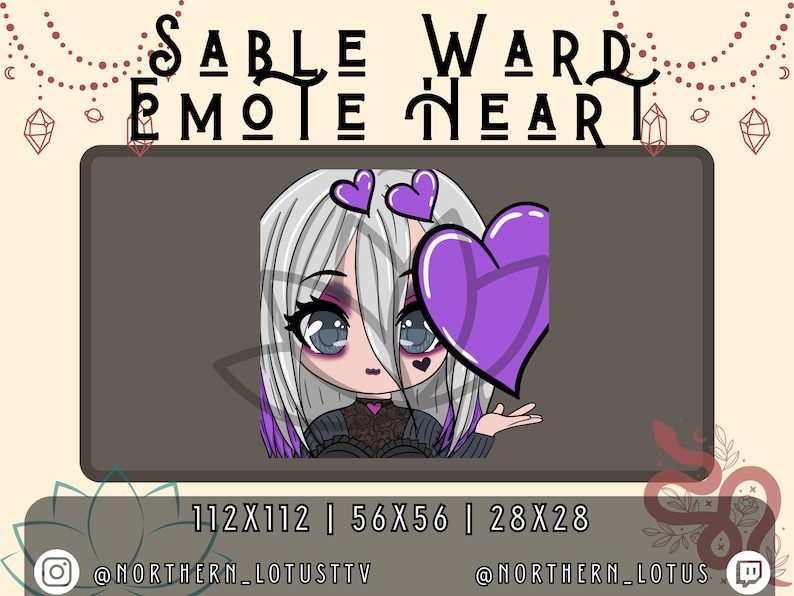Cute Sable Ward DBD Twitch Emotes Emote Dead by Daylight Streamer ...