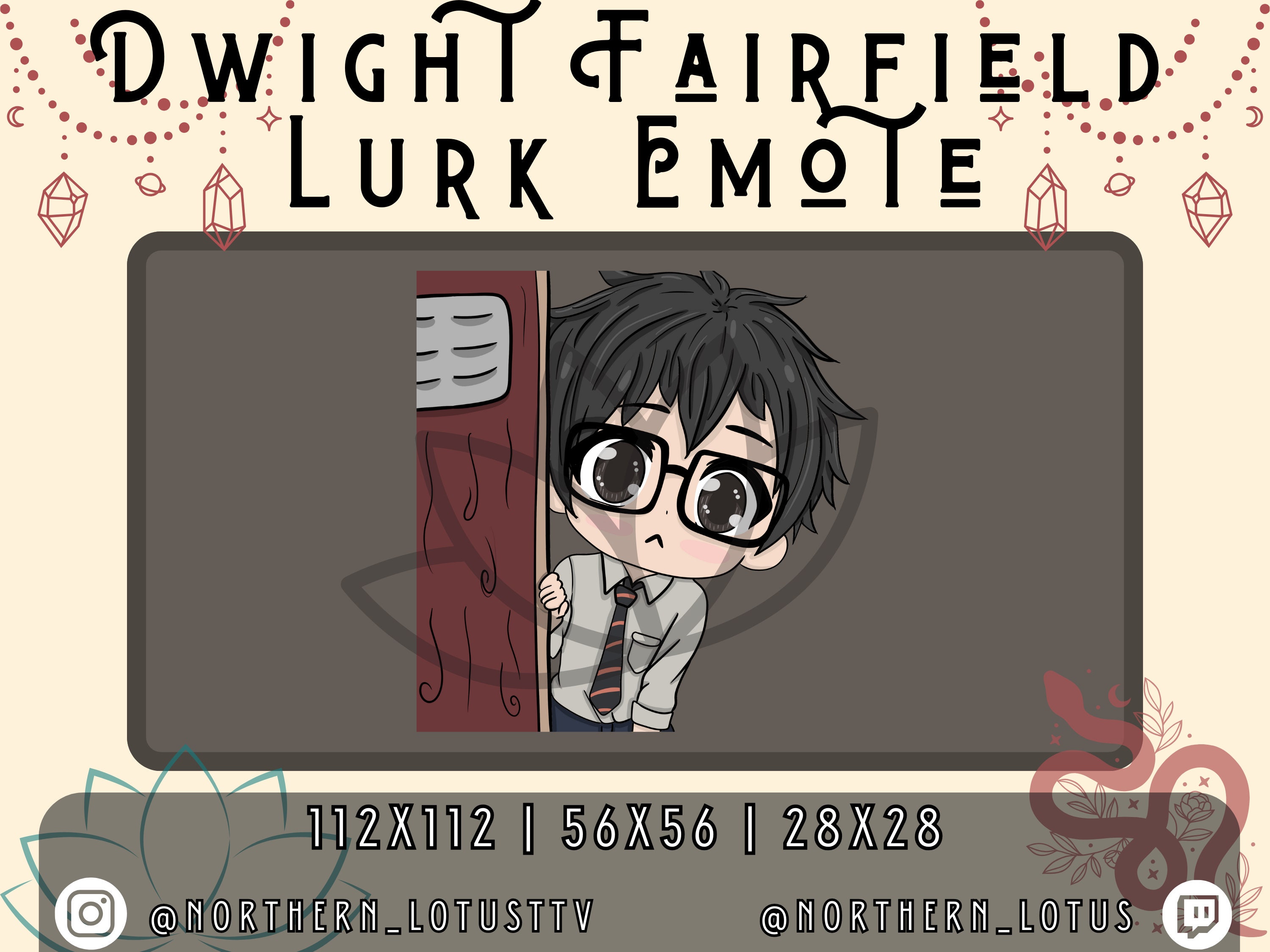 Cute Dwight Fairfield DBD Twitch Emote Dead by Daylight Streamer ...