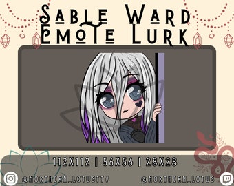 Cute Sable Ward DBD Twitch Emotes Emote Dead by Daylight Streamer ...