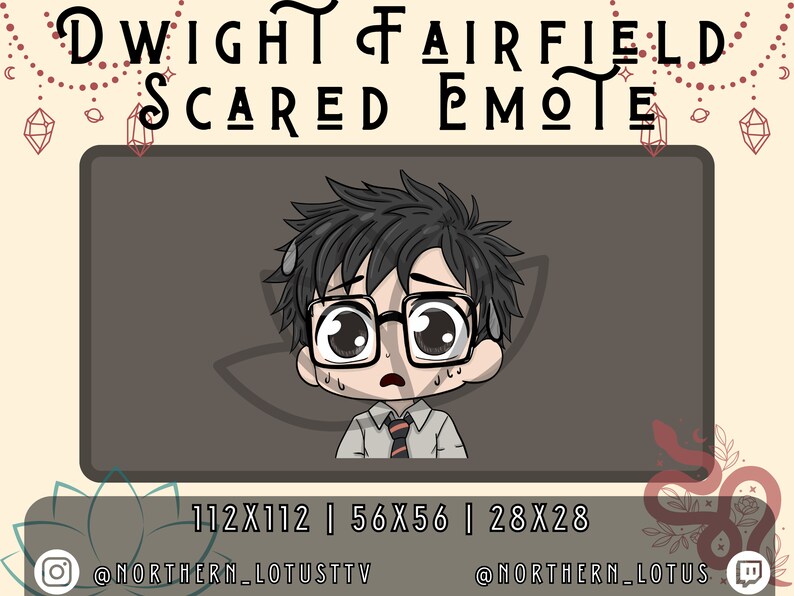 Cute Dwight Fairfield DBD Twitch Emote Dead by Daylight Streamer ...