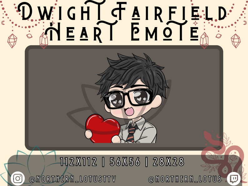 Cute Dwight Fairfield DBD Twitch Emote Dead by Daylight Streamer ...