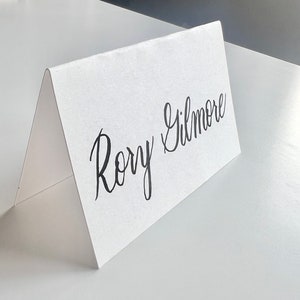 Calligraphy Place Cards - Etsy