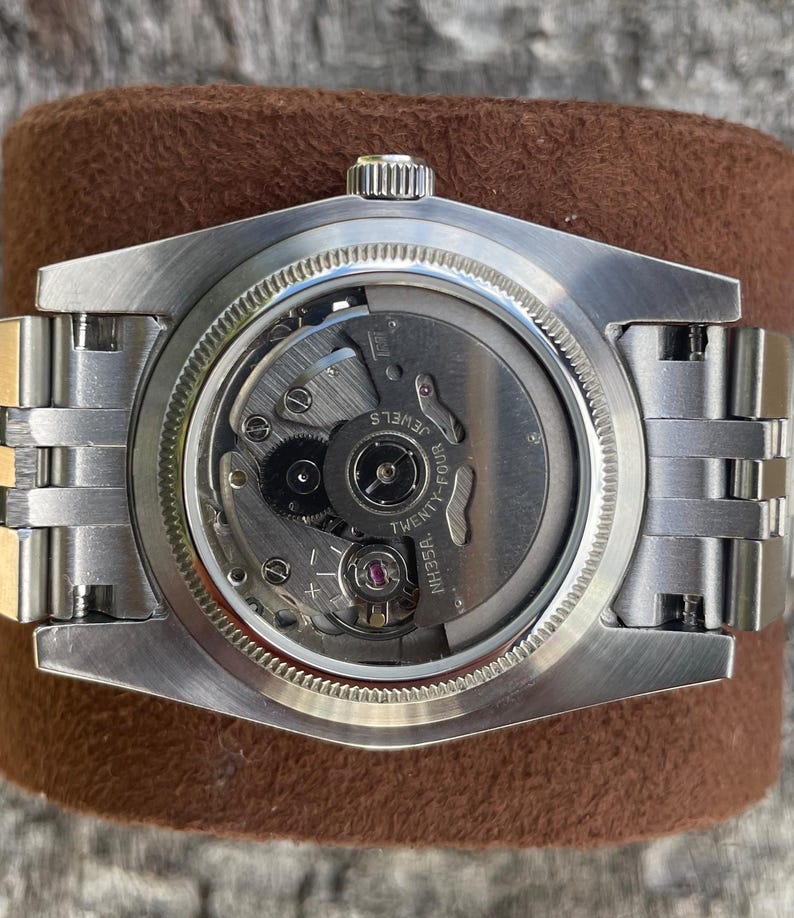 Custom "who Cares I'm Already Late" Automatic Watch Fluted Bezel and ...