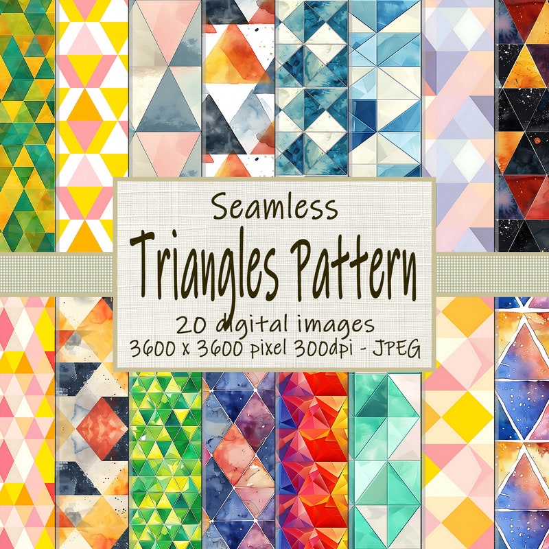 Triangle Pattern - Etsy