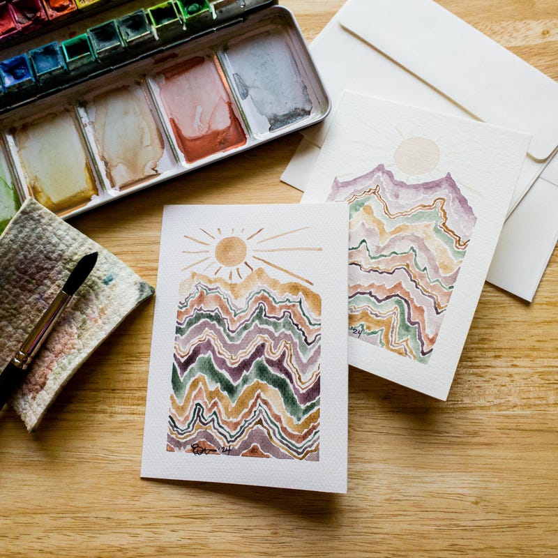 Abstract Greeting Cards - Etsy