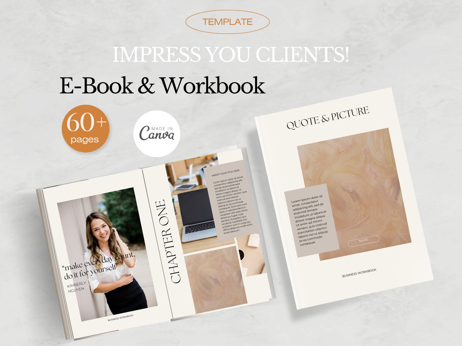 Ebook, Workbook Template Canva Design, Life Coaching, Business, Course ...