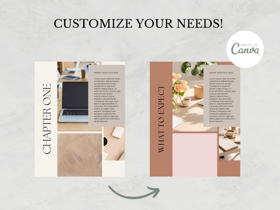 Ebook, Workbook Template Canva Design, Life Coaching, Business, Course ...