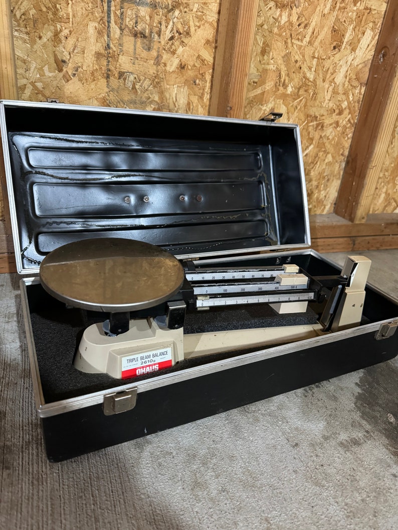 Antique Tripple Beam Balance Scale - OHAUS - Etsy Australia