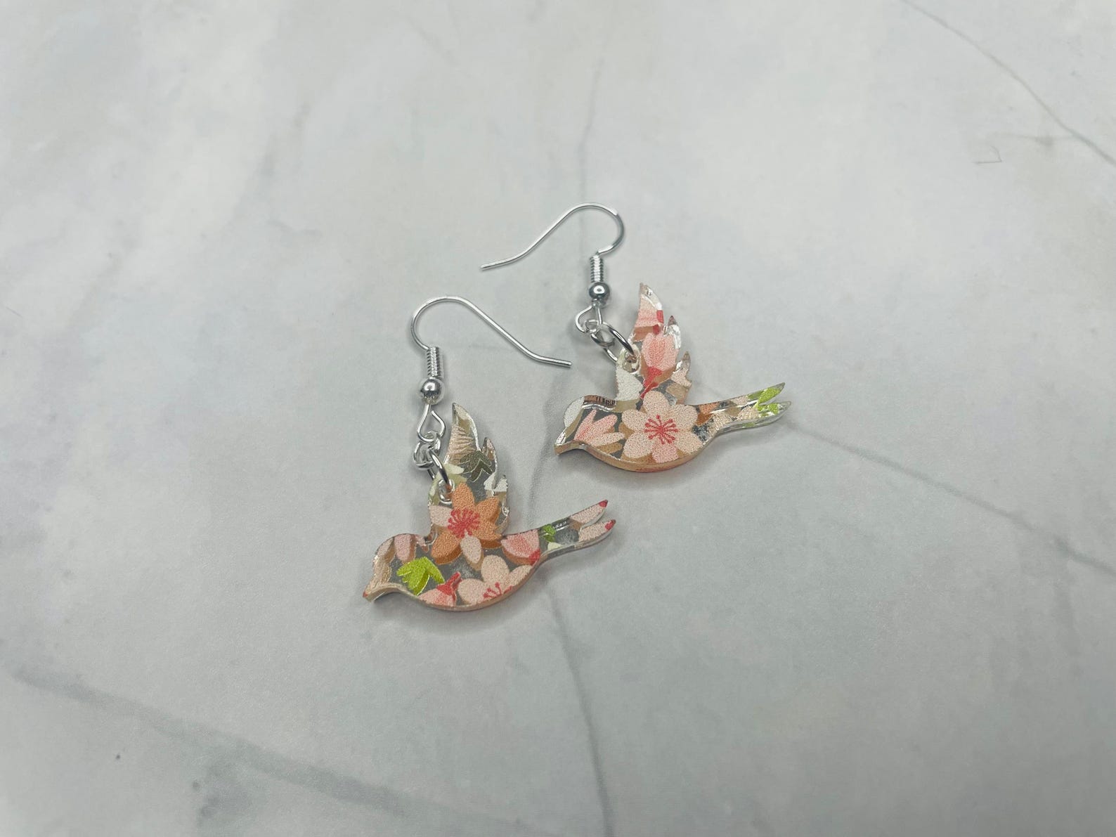 Bird Earring SVG File - Bird Acrylic Earring SVG, DIY Earrings, Earring ...
