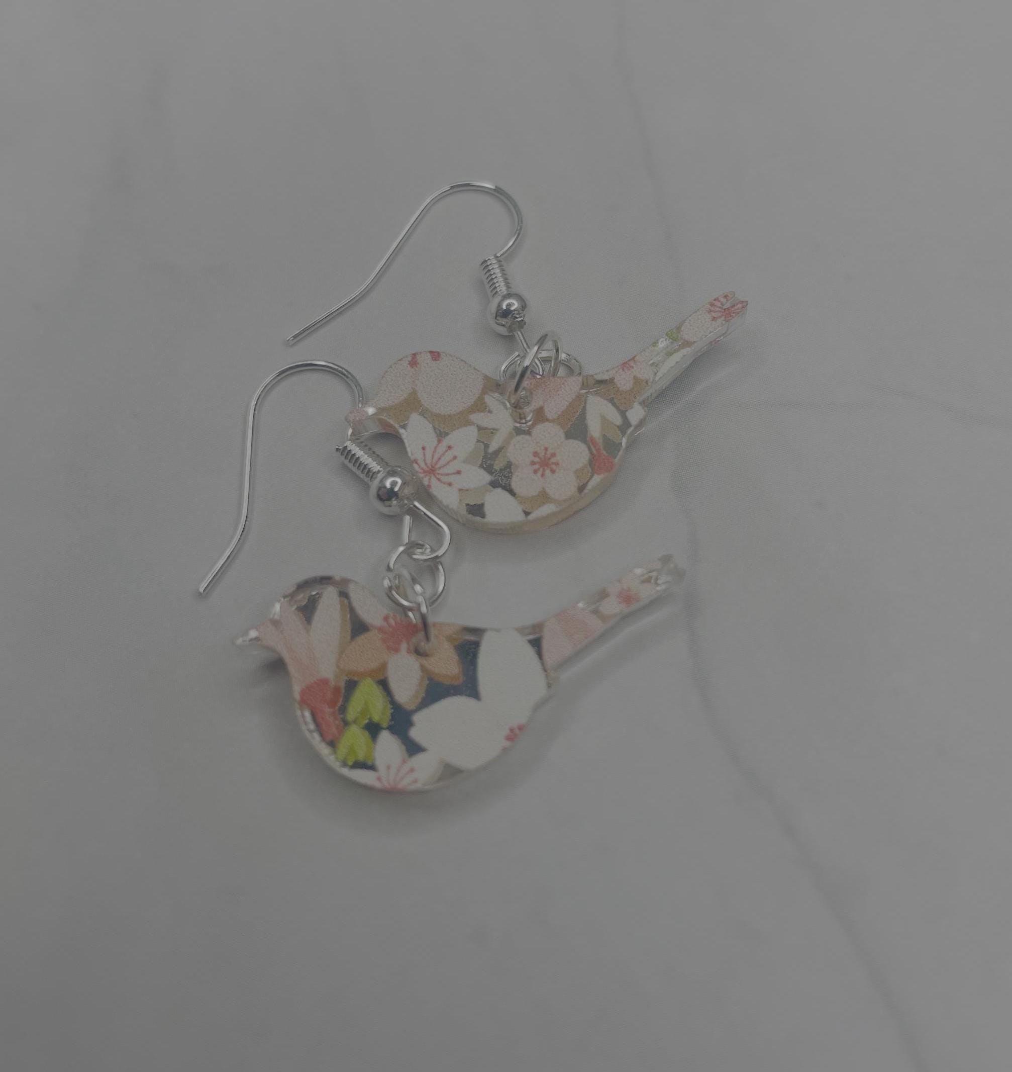 Bird Earring SVG File - Bird Acrylic Earring SVG, DIY Earrings, Earring ...
