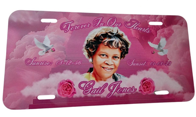 Custom Photo License Plate - Etsy