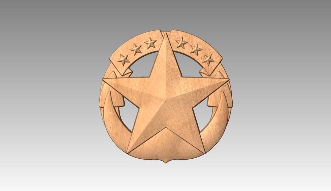 U.S. Navy Command at Sea Insignia 3D Model - Etsy