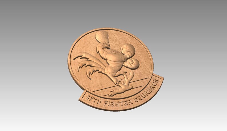 67th Fighter Squadron Patch 3D Model - Etsy