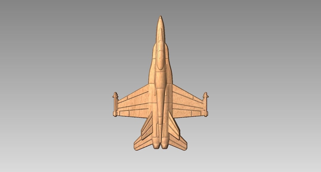 USAF F-18 3D Model - Etsy
