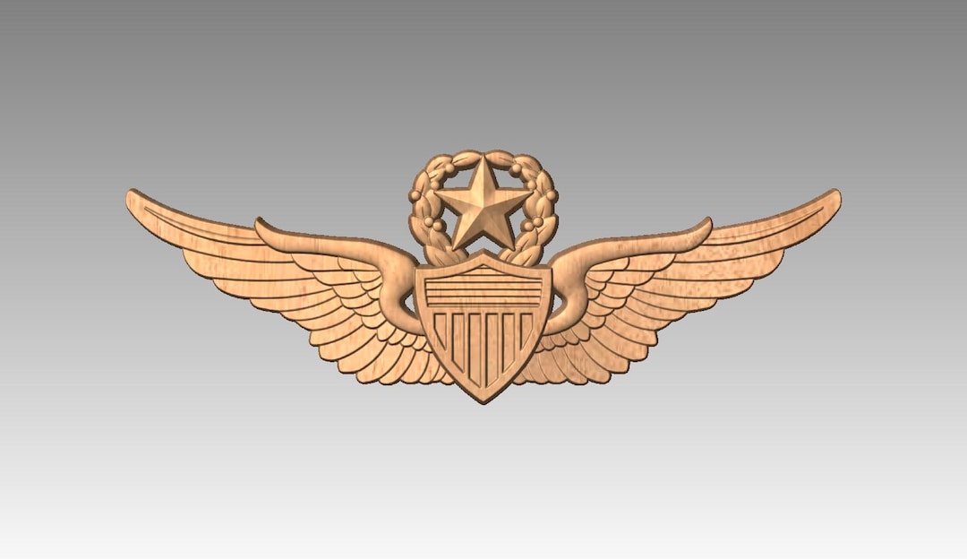 U.S. Army Master Aviator Badge 3d Model - Etsy