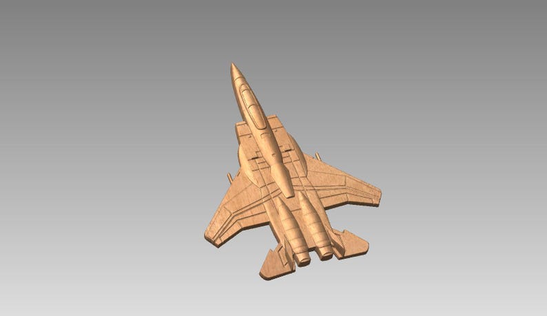 USAF F-15 3D Model - Etsy
