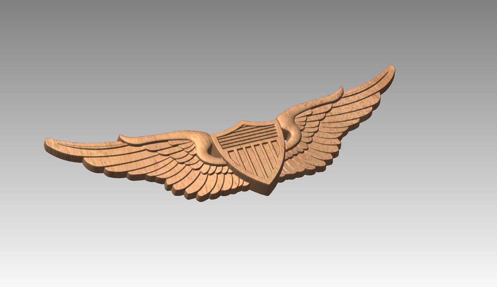 U.S. Army Basic Aviator Badge 3D Model - Etsy