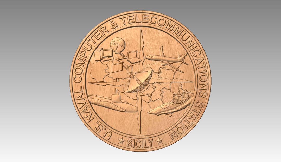 U.S. Naval Computer and Telecommunications Station, Sicily 3D Model - Etsy