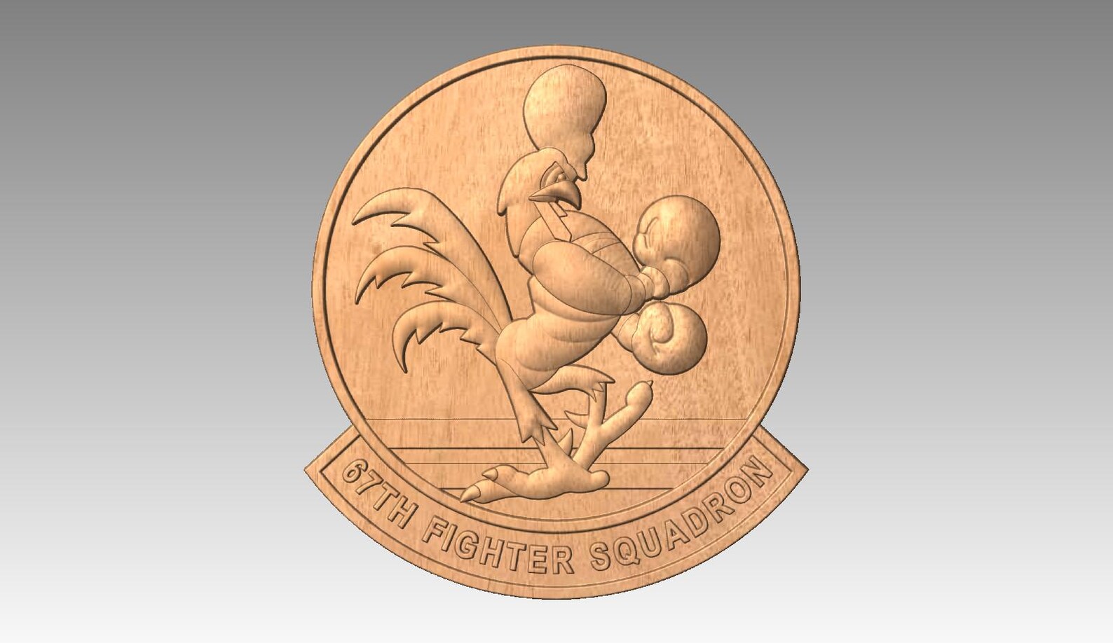 67th Fighter Squadron Patch 3D Model - Etsy