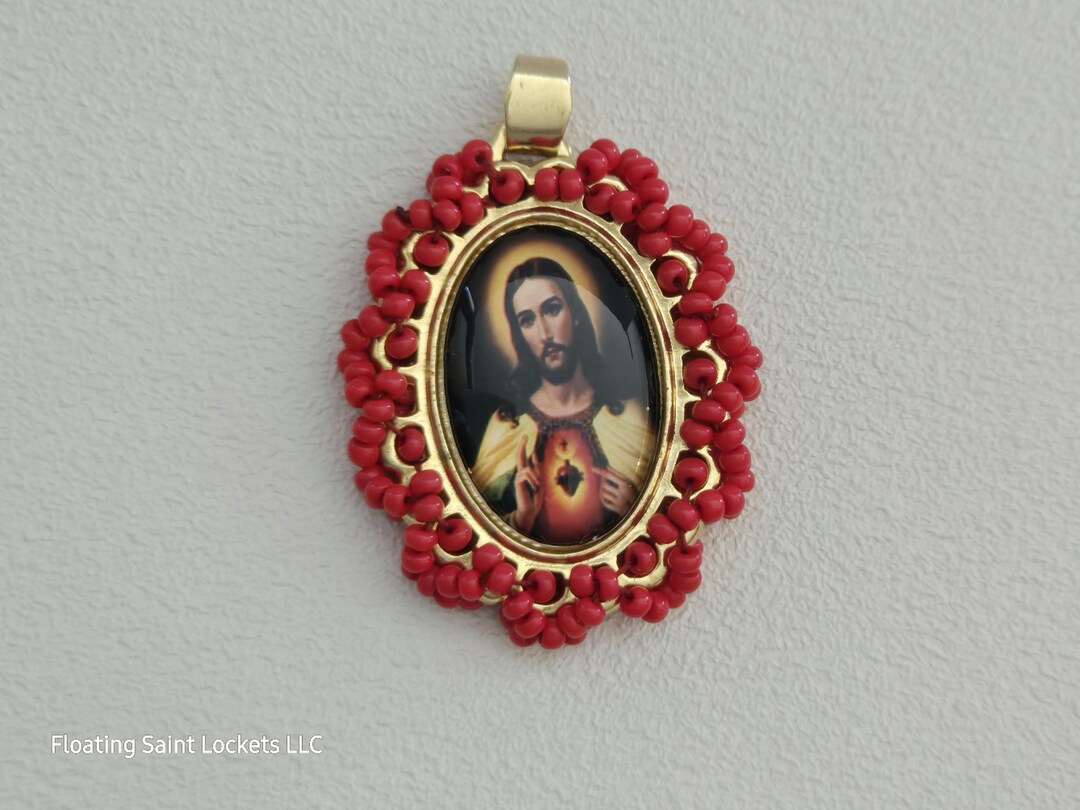Sacred of Jesus Pendant | Catholic Gift for Women | Religious Jewelry ...